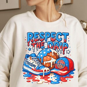 4th of July Basketball Drip PNG, Ice Cream Drip, Respect the Drip ...