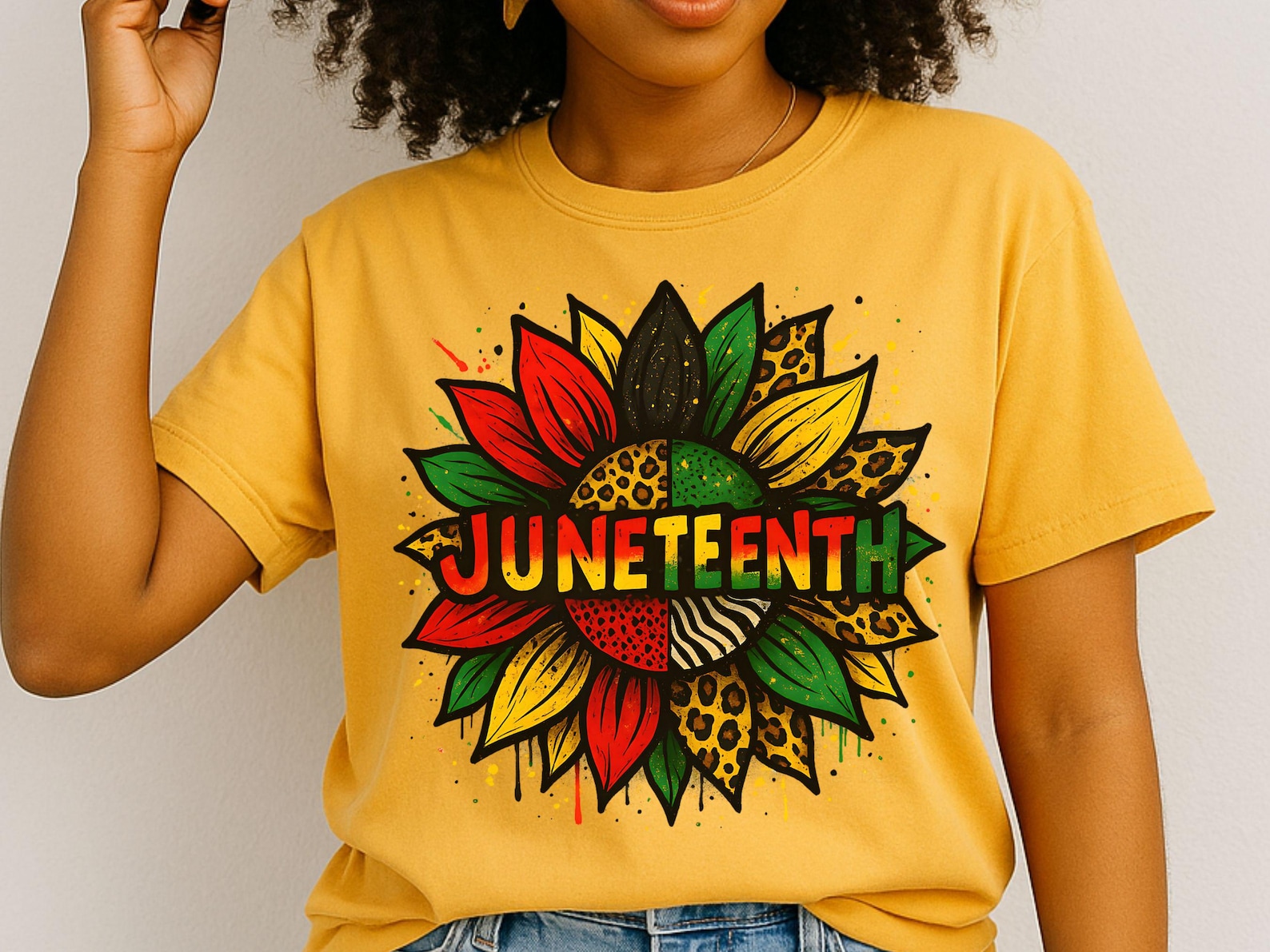 Juneteenth Sunflower PNG, Juneteenth Png, 1865 Png, Black History PNG ...