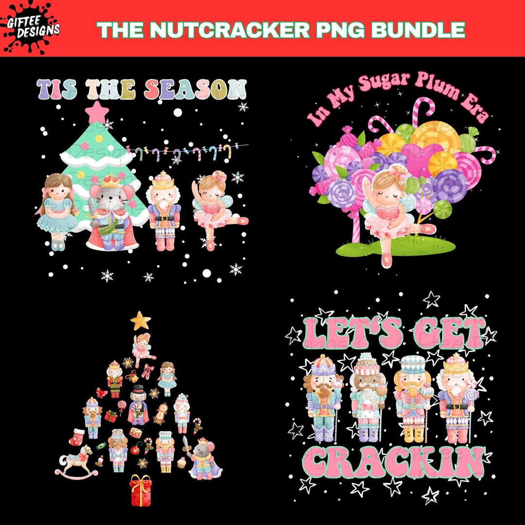 The Nutcracker PNG Bundle, Pink Nutcracker, Sugar Plum Fairy ...