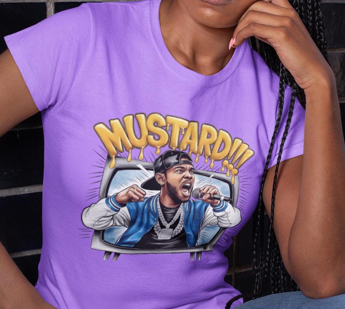 Mustard PNG, Kendrick, Hip Hop Png, Not Like Us Png, Black Culture ...