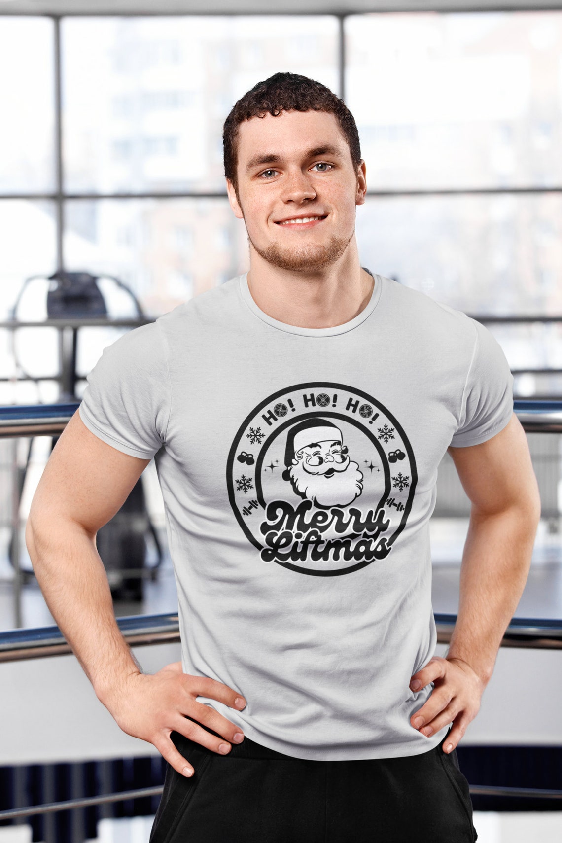 Christmas Workout SVG & PNG Bundle, Christmas Fitness Svg, Weights Svg ...