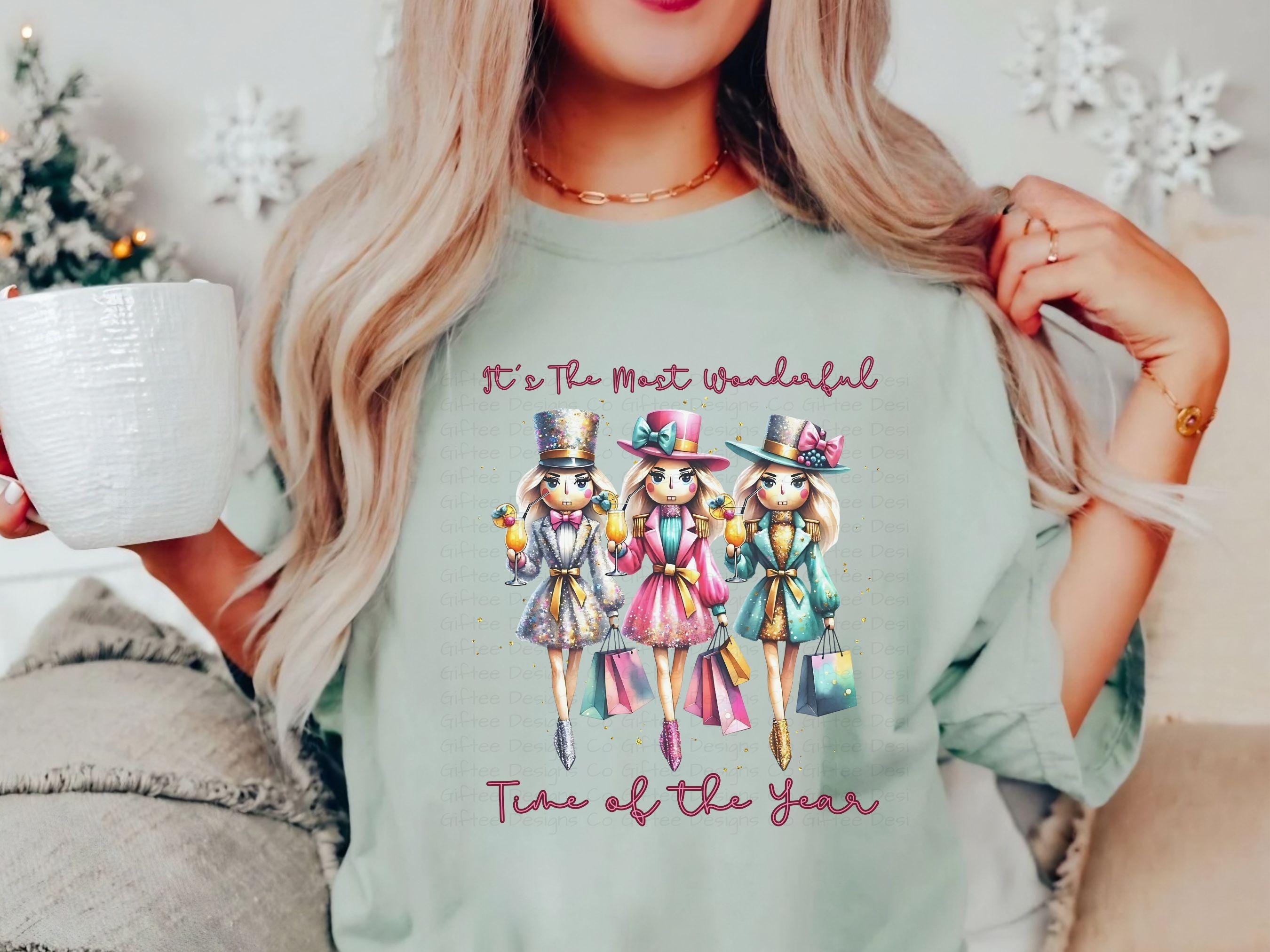 Female Nutcracker PNG, It's the Most Wonderful Time Png, Pink Christmas ...
