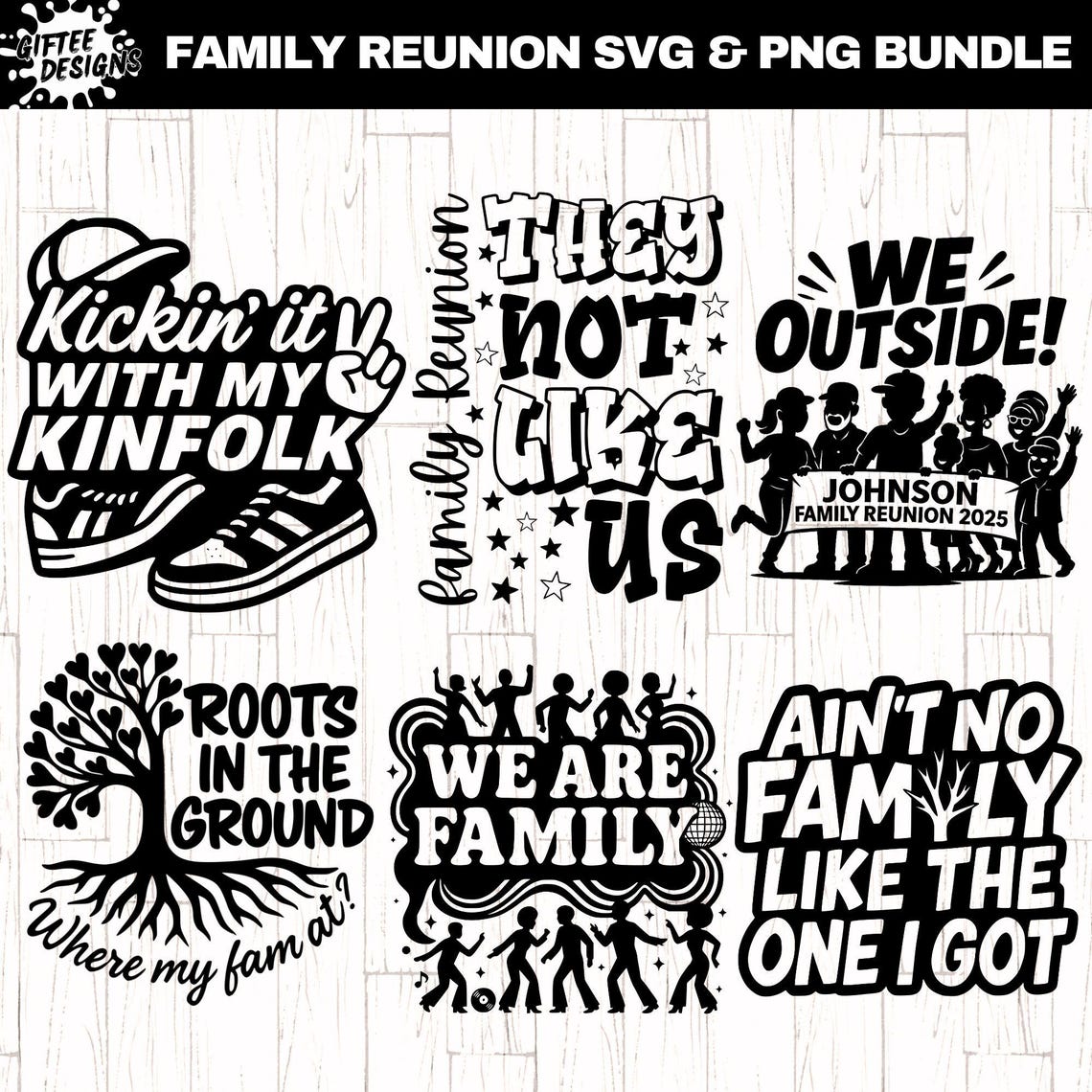 Family Reunion 2026 SVG PNG Bundle, Family Tree Svg, Black Family ...