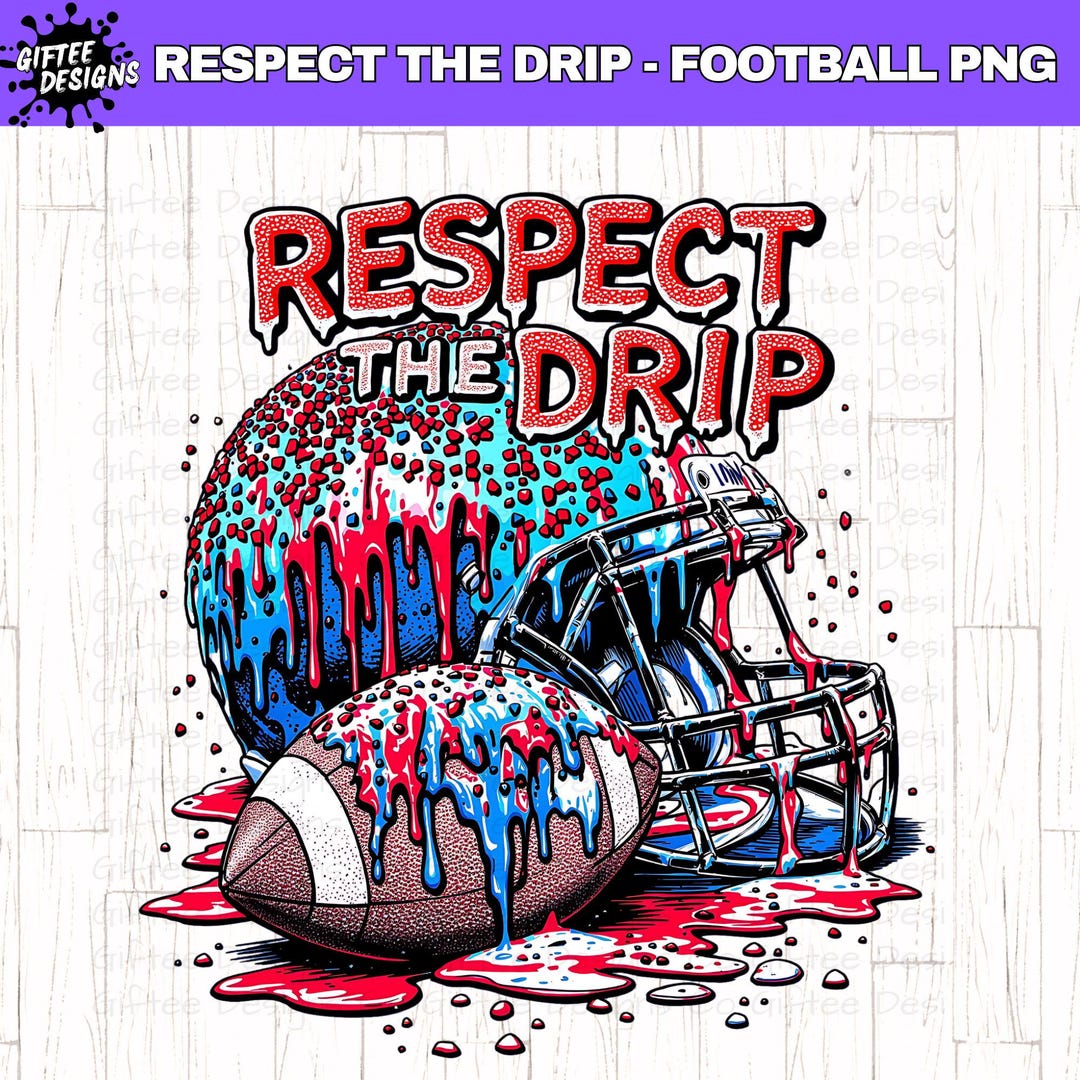 Football Drip PNG, Ice Cream Drip, Respect the Drip, Football Mama ...