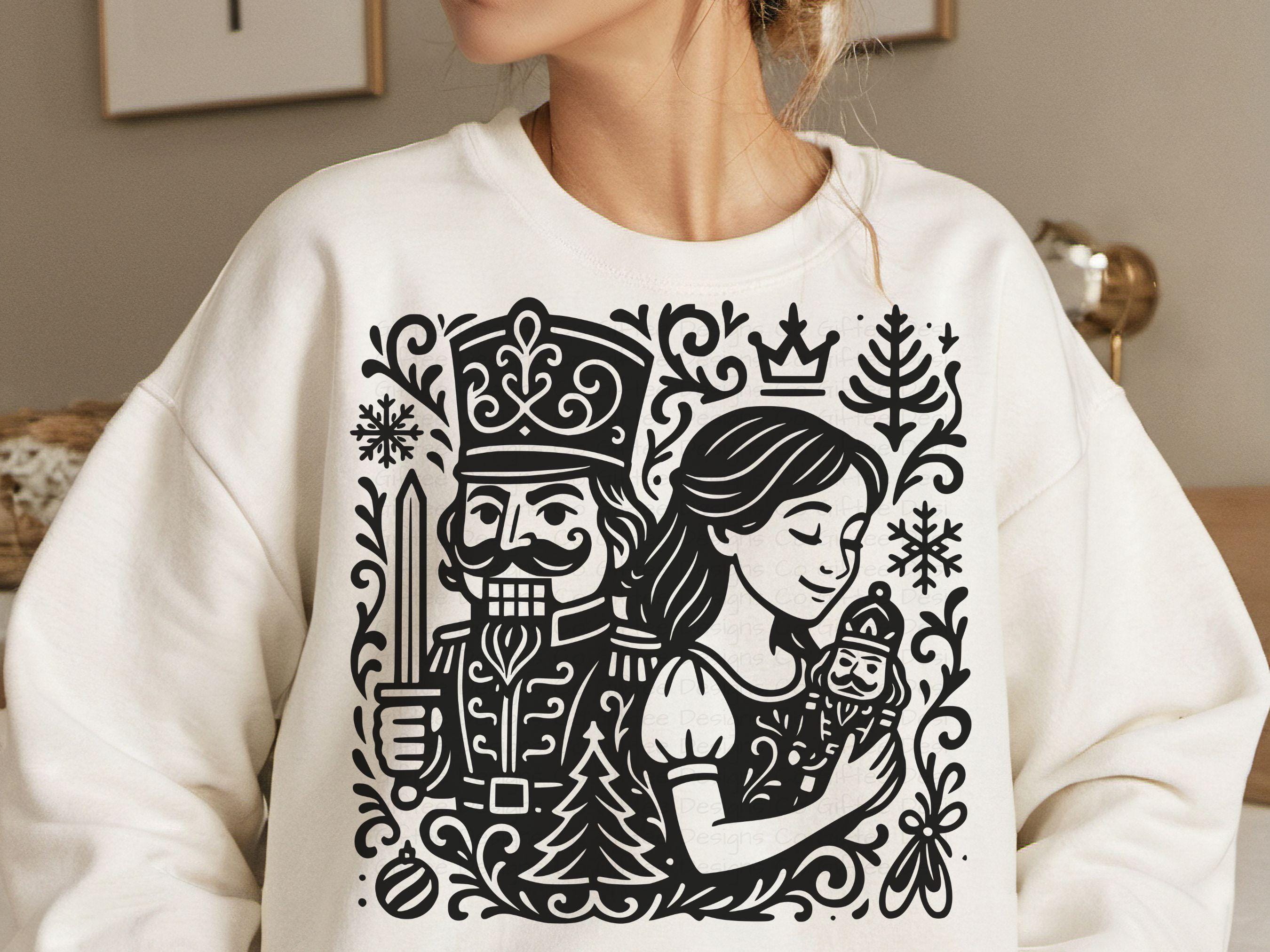 Nutcracker SVG File for Cricut, Clara Nutcracker Christmas PNG, Mandala ...