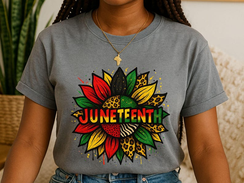 Juneteenth Sunflower PNG, Juneteenth Png, 1865 Png, Black History PNG ...