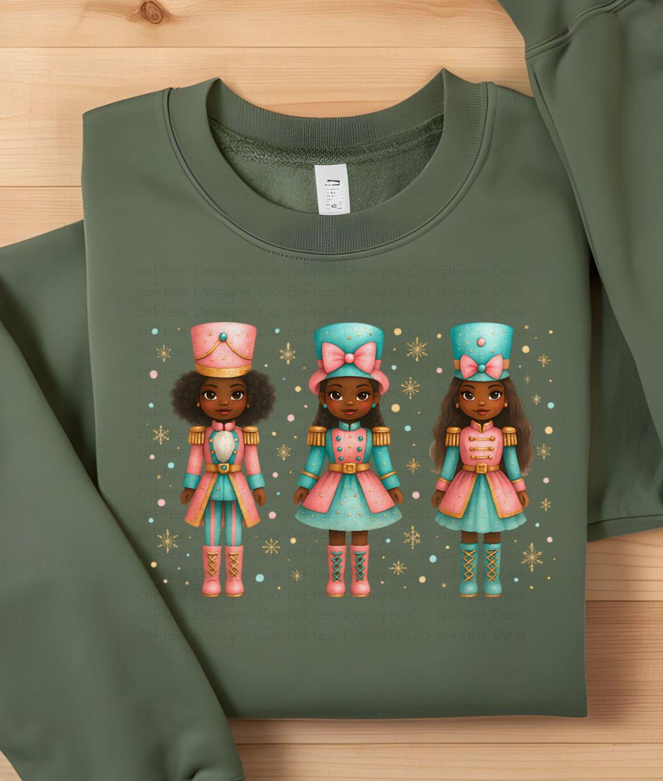 Black Female Nutcracker PNG, African American Christmas Png, Pink ...