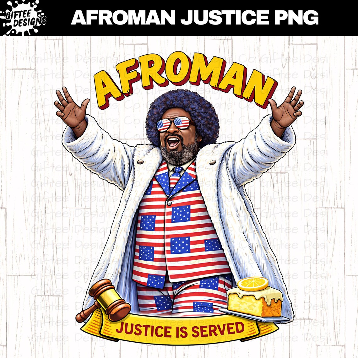Afroman PNG Lemon Pound Cake Design, Funny Hip Hop Shirt Graphic ...