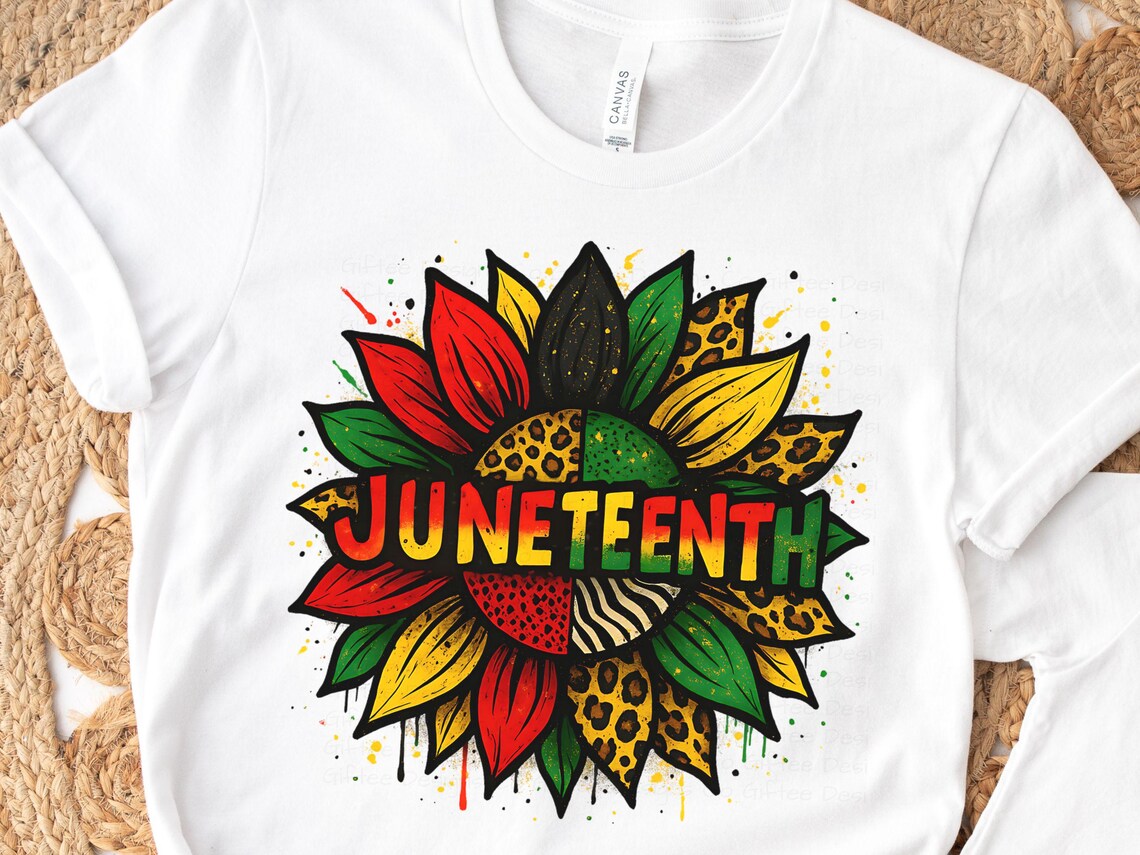 Juneteenth Sunflower PNG, Juneteenth Png, 1865 Png, Black History PNG ...