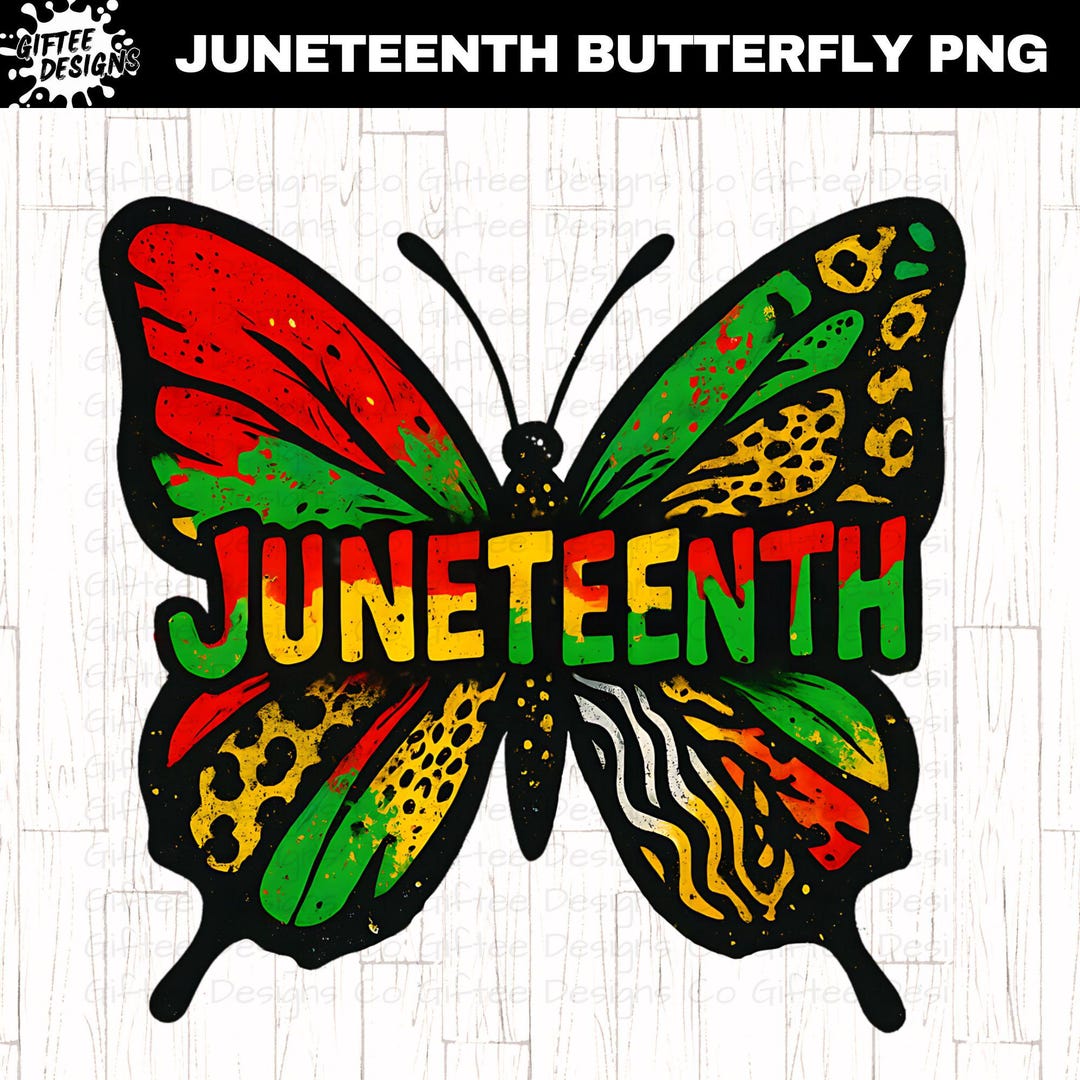 Juneteenth Butterfly PNG, Juneteenth Png, 1865 Png, Black History Png ...