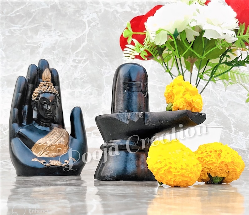 Black Marble Shivling for Home, Temple, Puja, Office, Gifting Ll Shindu ...