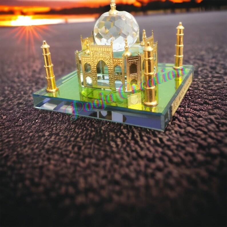 Crystal Taj Mahal Handicraft Classy and Gorgeous Showpiece for Home ...