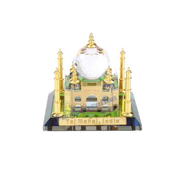 Crystal Taj Mahal Handicraft Classy and Gorgeous Showpiece for Home ...