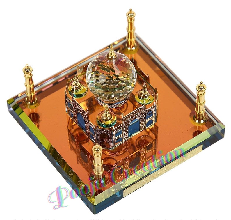 Crystal Taj Mahal Handicraft Classy and Gorgeous Showpiece for Home ...