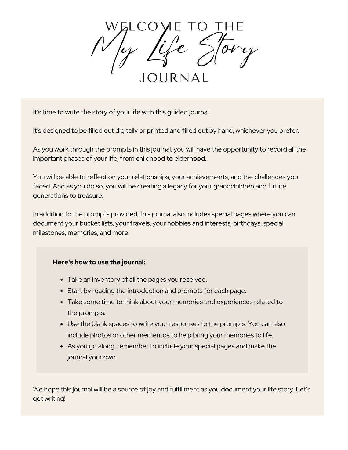 Digital Daily Life Story Journal, Good Notes Journal, Diary Journal ...