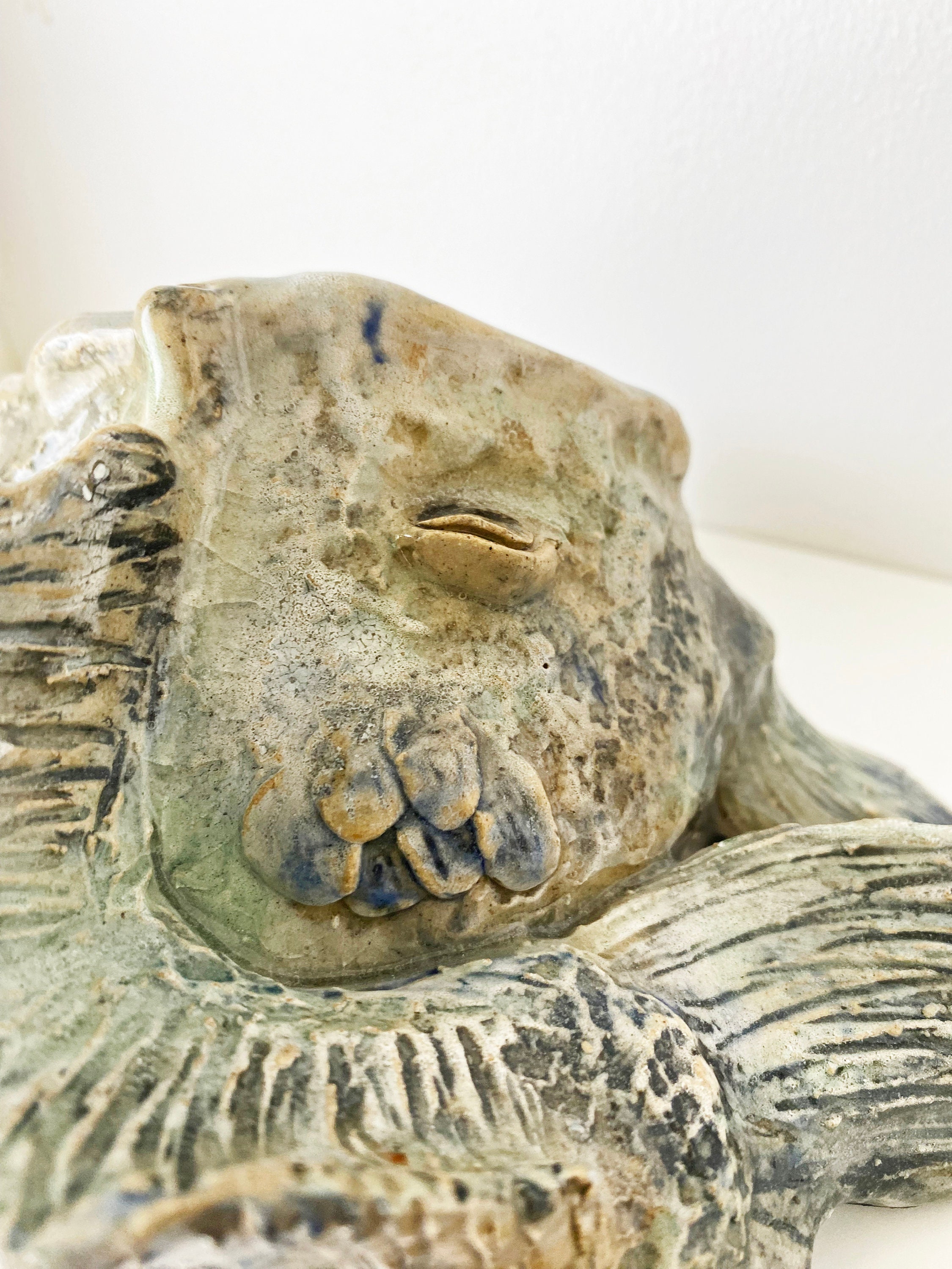 Fish Stoneware Sculpture of a Quirky and Grotesque Fish Made in ...