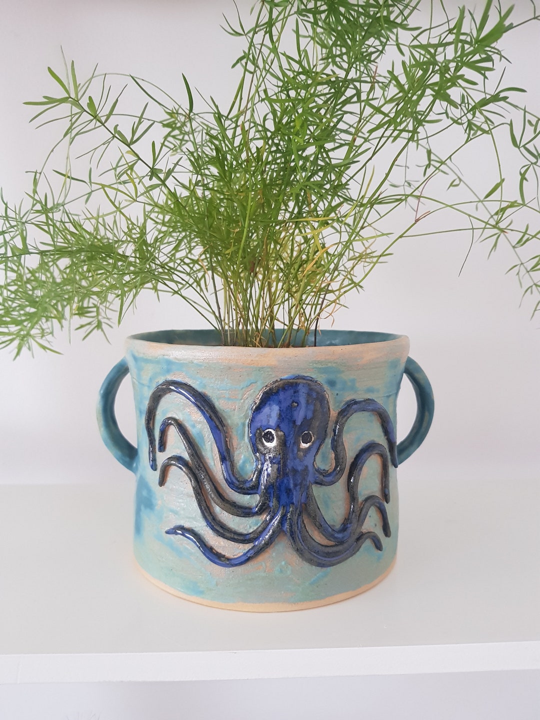 Handmade Stoneware Planter Made in Cornwall - Etsy