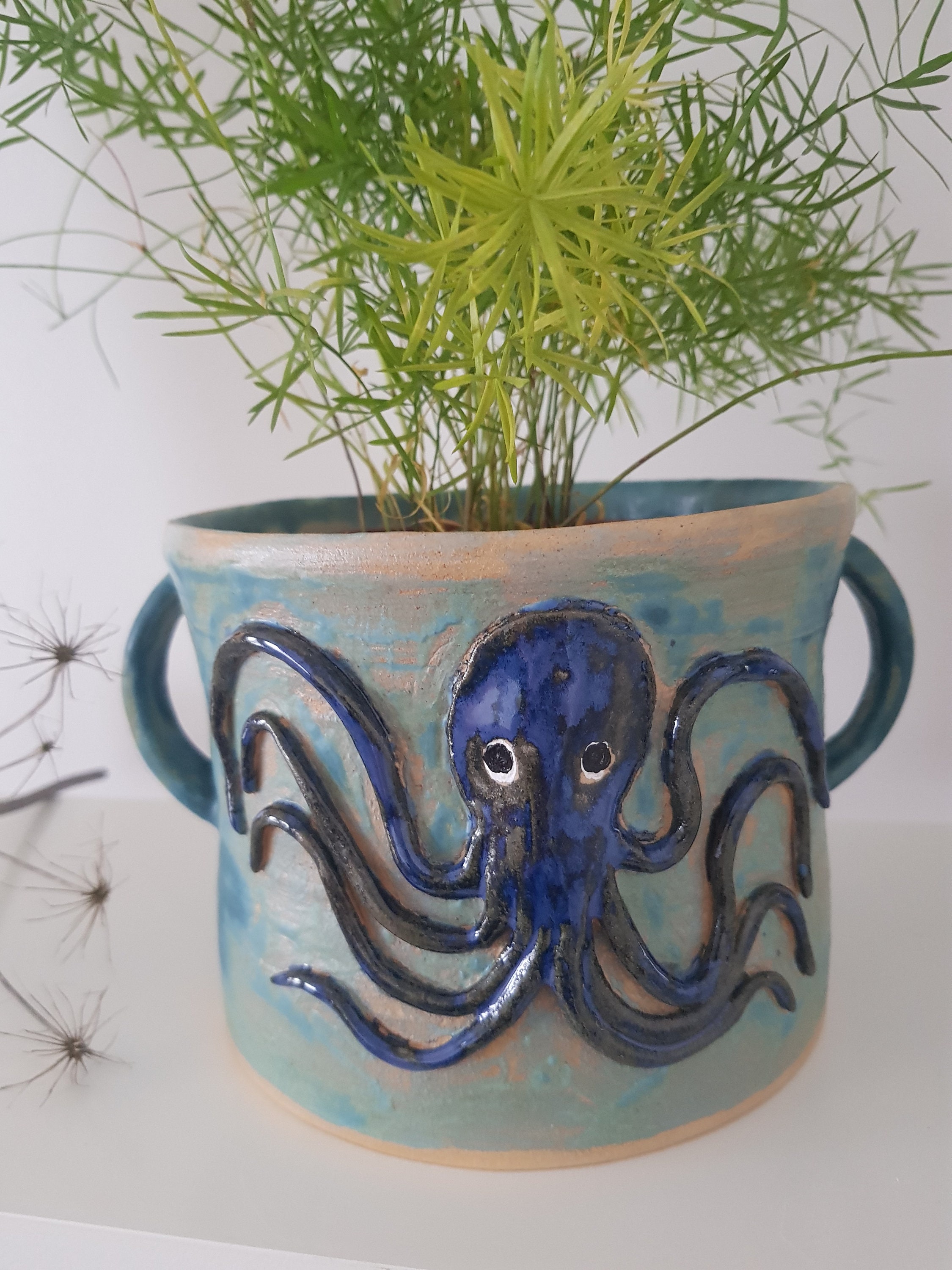 Handmade Stoneware Planter Made in Cornwall - Etsy