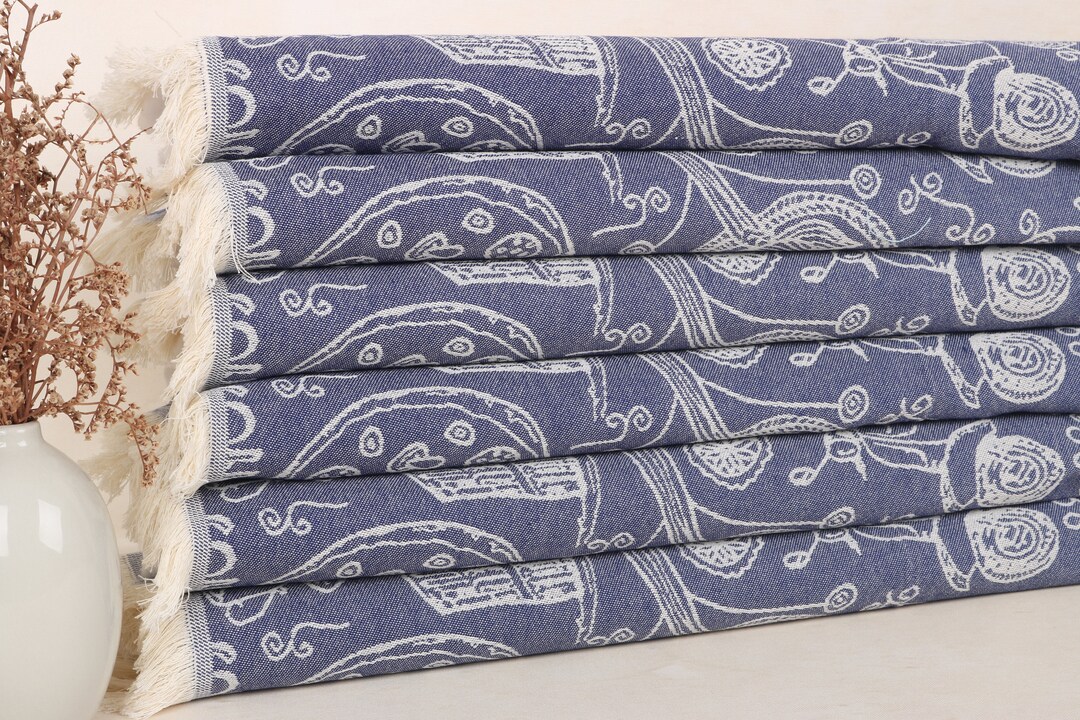 Italian Symbols Design Hand Towel, Monogram Kitchen Towel, 20x28 Inches ...
