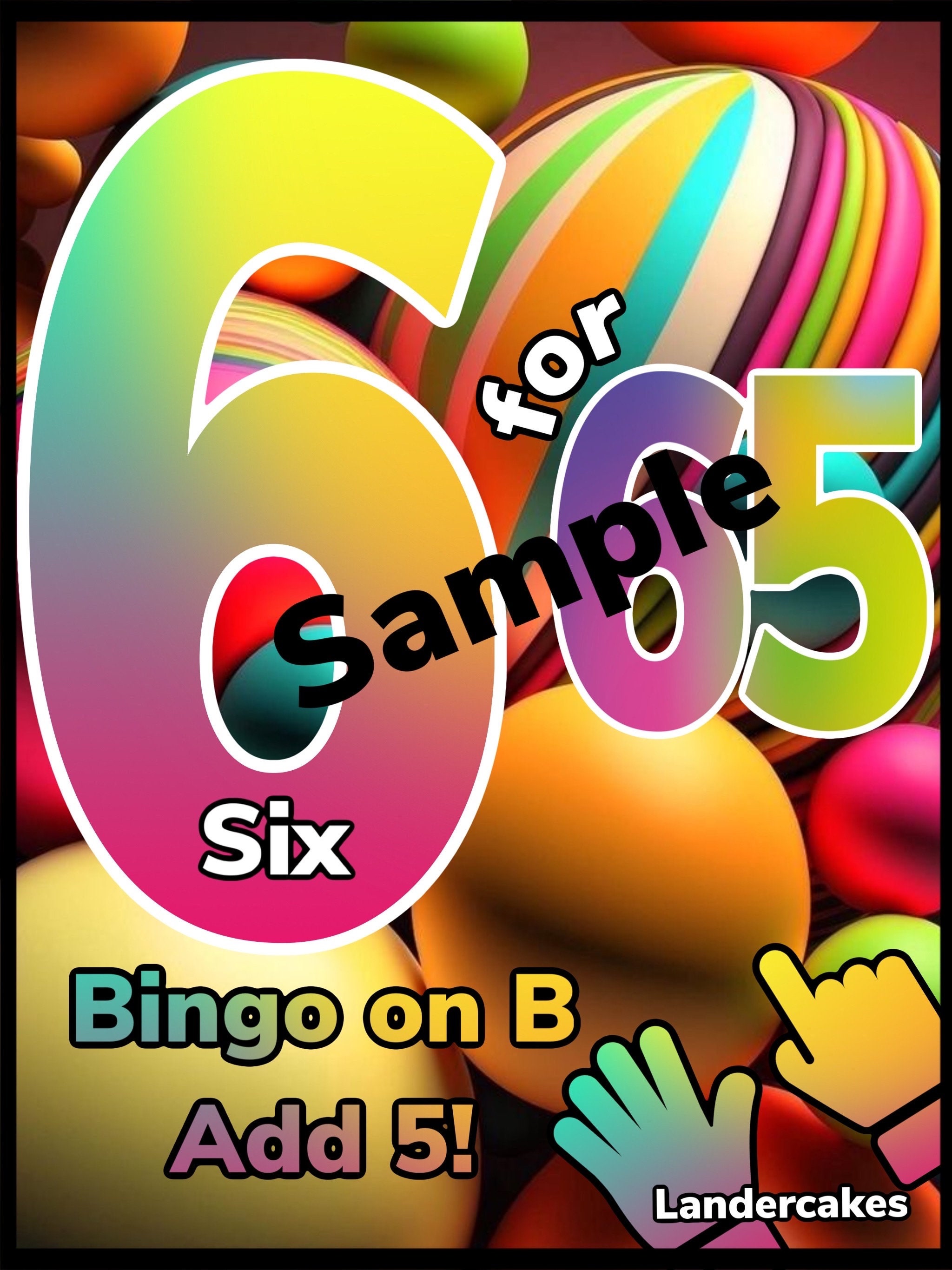 5 Boards Total Straight Bingo Downloadable Bingo Board - Etsy