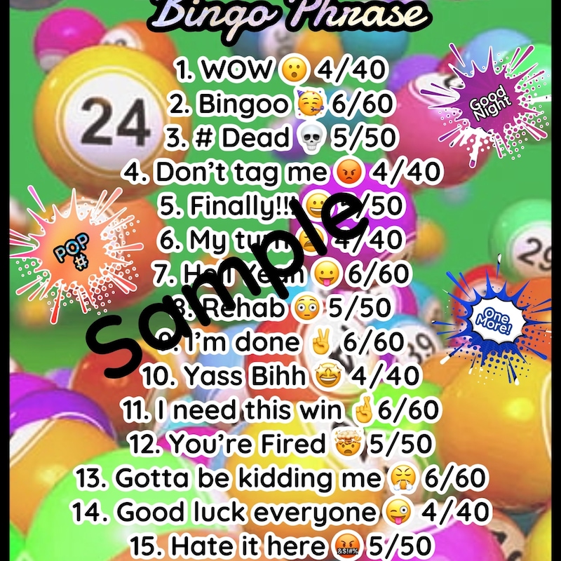 Bingo Prize Bag - Etsy