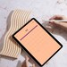 Peach Fuzz Minimalist Calendar 2024, Calendar Planner With All Months ...
