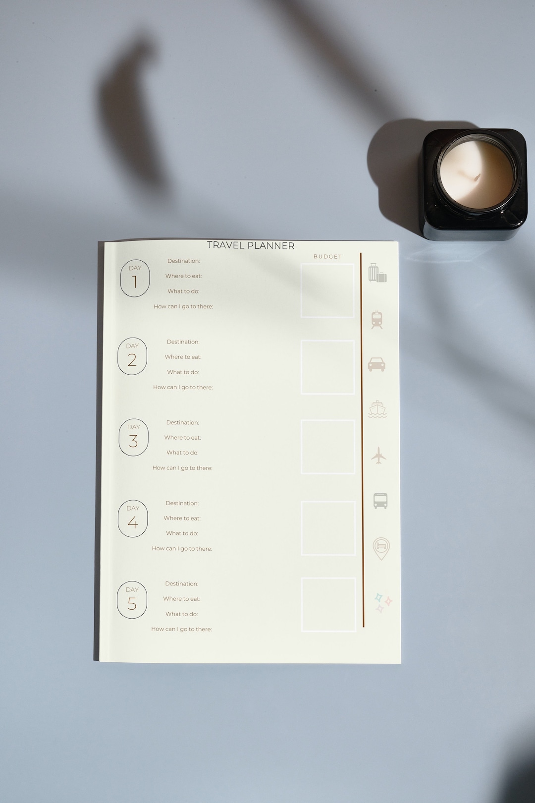 2024 Travel Planner Digital Printable, Travel Planner, Journey Planner ...