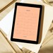 Peach Fuzz Minimalist Calendar 2024, Calendar Planner With All Months ...