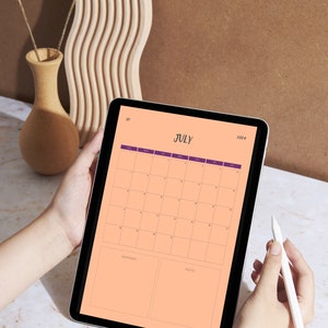 Peach Fuzz Minimalist Calendar 2024, Calendar Planner With All Months 2024, 2024 Color of the ...