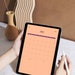 Peach Fuzz Minimalist Calendar 2024, Calendar Planner With All Months ...