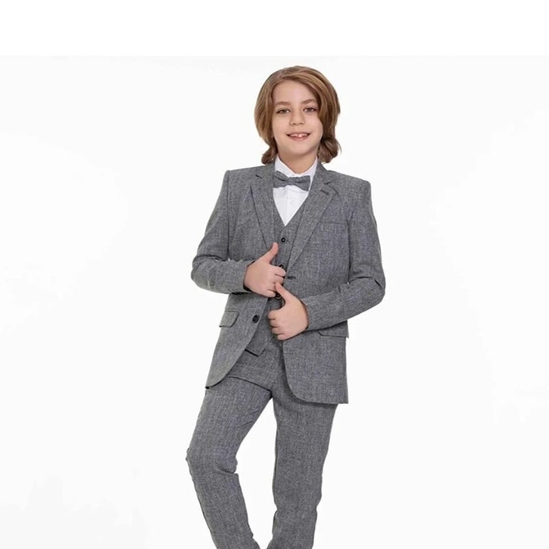 Boy Gray Suit - Etsy