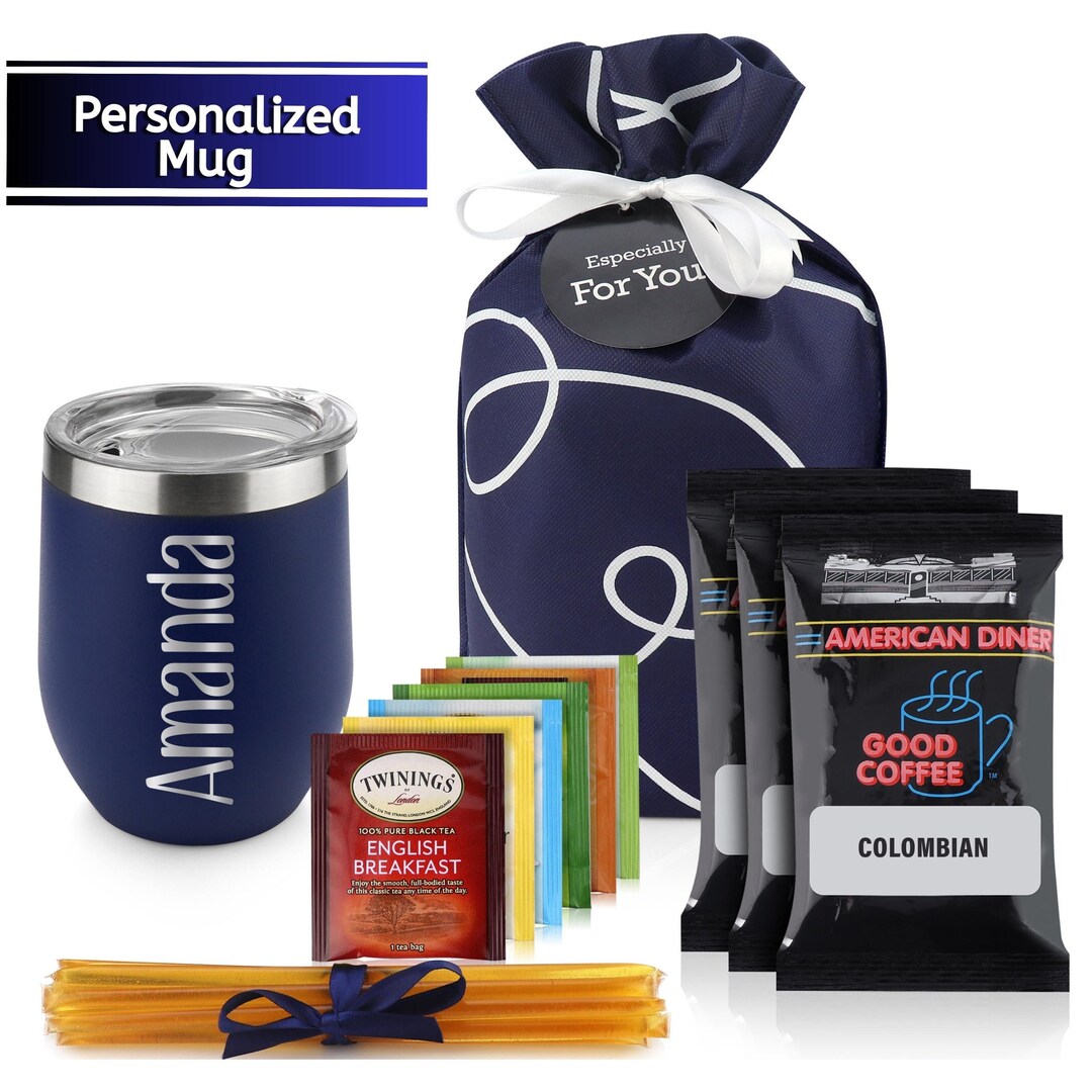 Personalized Mug With Tea and Coffee Gift Box Tea Set and Coffee Set ...
