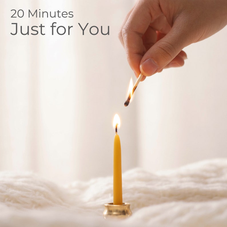 Meditation Candles Prayer Candles Beeswax Candle Set - Etsy