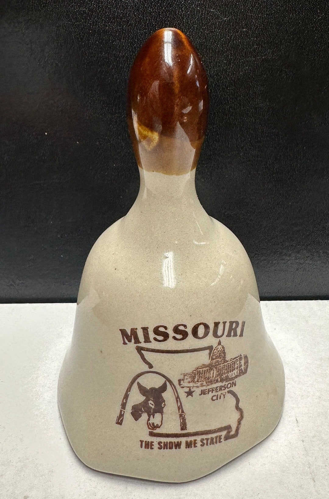 Vintage Missouri State Collectible Bell With Missouri Mule the - Etsy