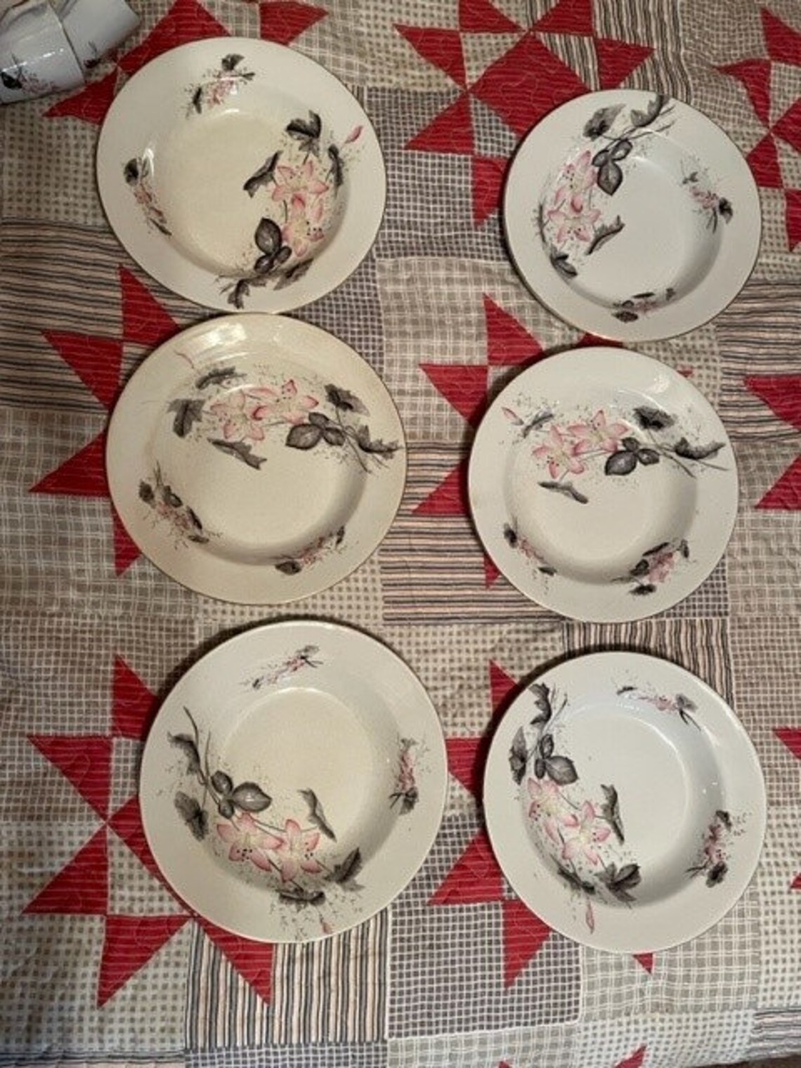 Royal Ironstone China, Johnson Bros. Late Parkurst &co England Pink ...