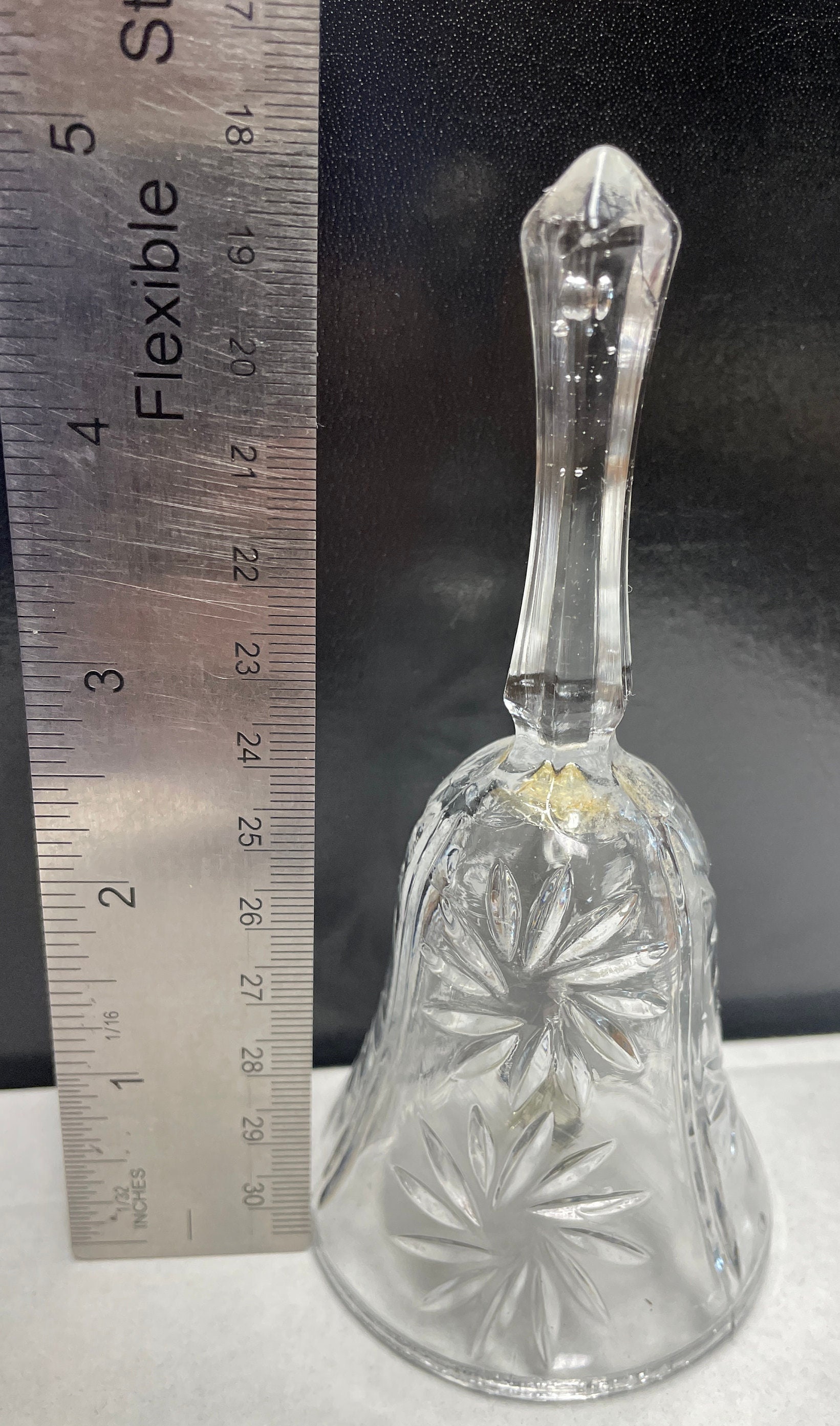 Vintage Pinwheel Collectible Glass Bell - Etsy