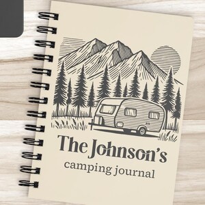 Personalized Family Camping Journal: RV Travel Memory Book - Etsy