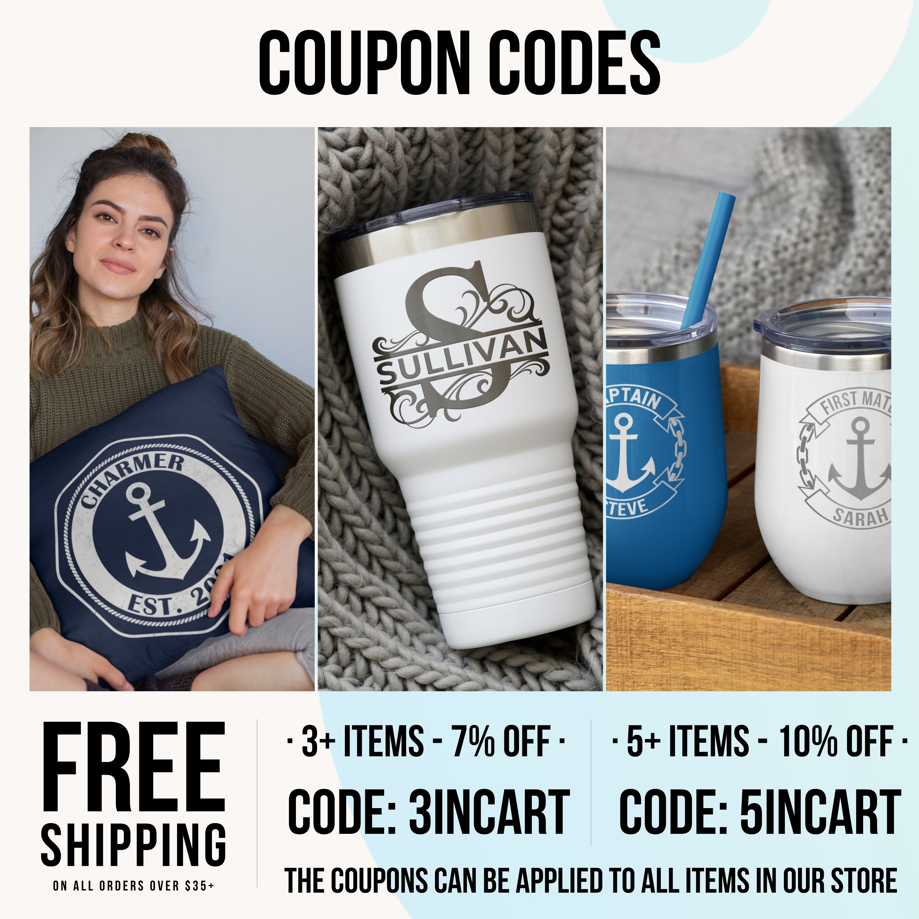 Personalized Boat Gift Boat Accessories Boat Name Tumbler - Etsy