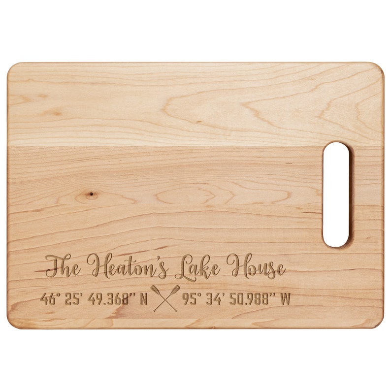 Lake House Cutting Board Personalized Lake House Decor - Etsy