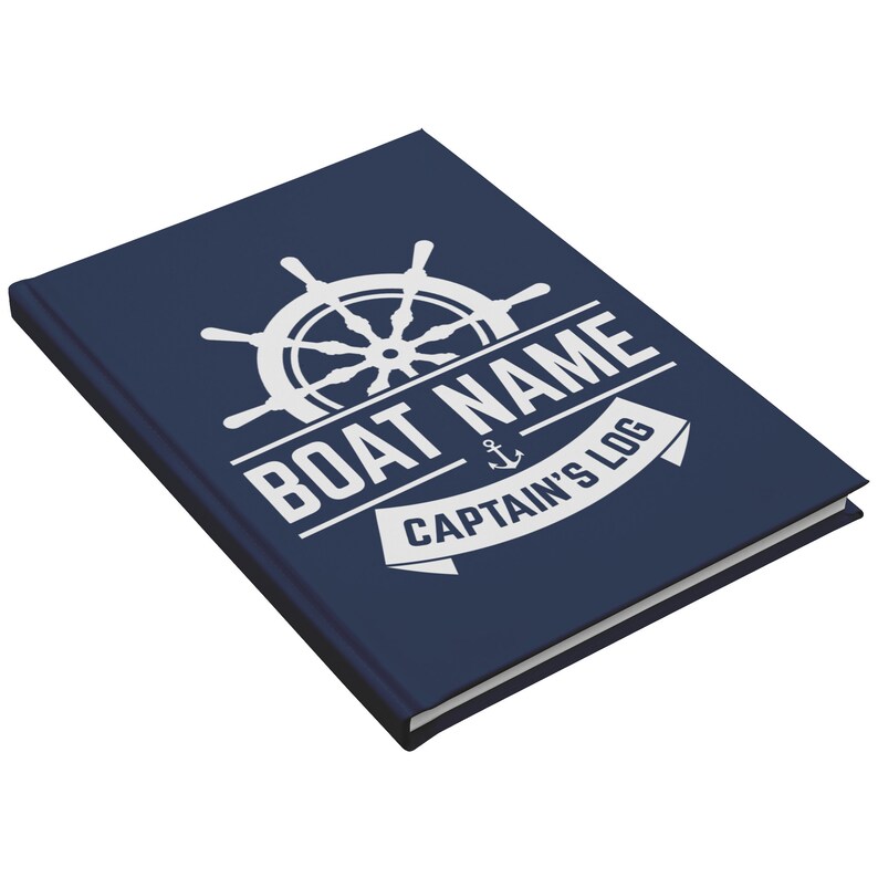 Personalized Boat Log Book Boat Accessories Captain's Log Journal Boat ...