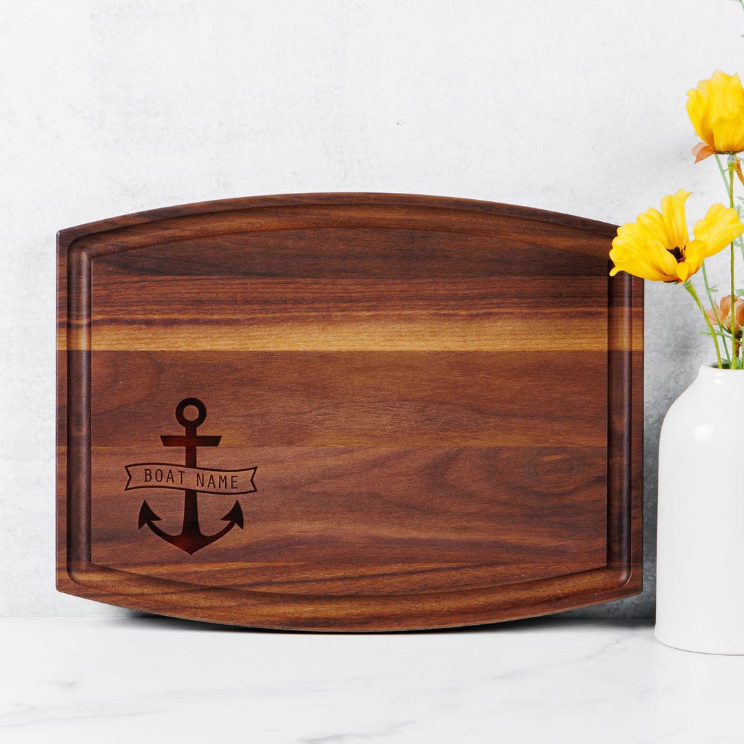 Boat Gift Boat Accessories Personalized Boat Name Engraved Cutting ...