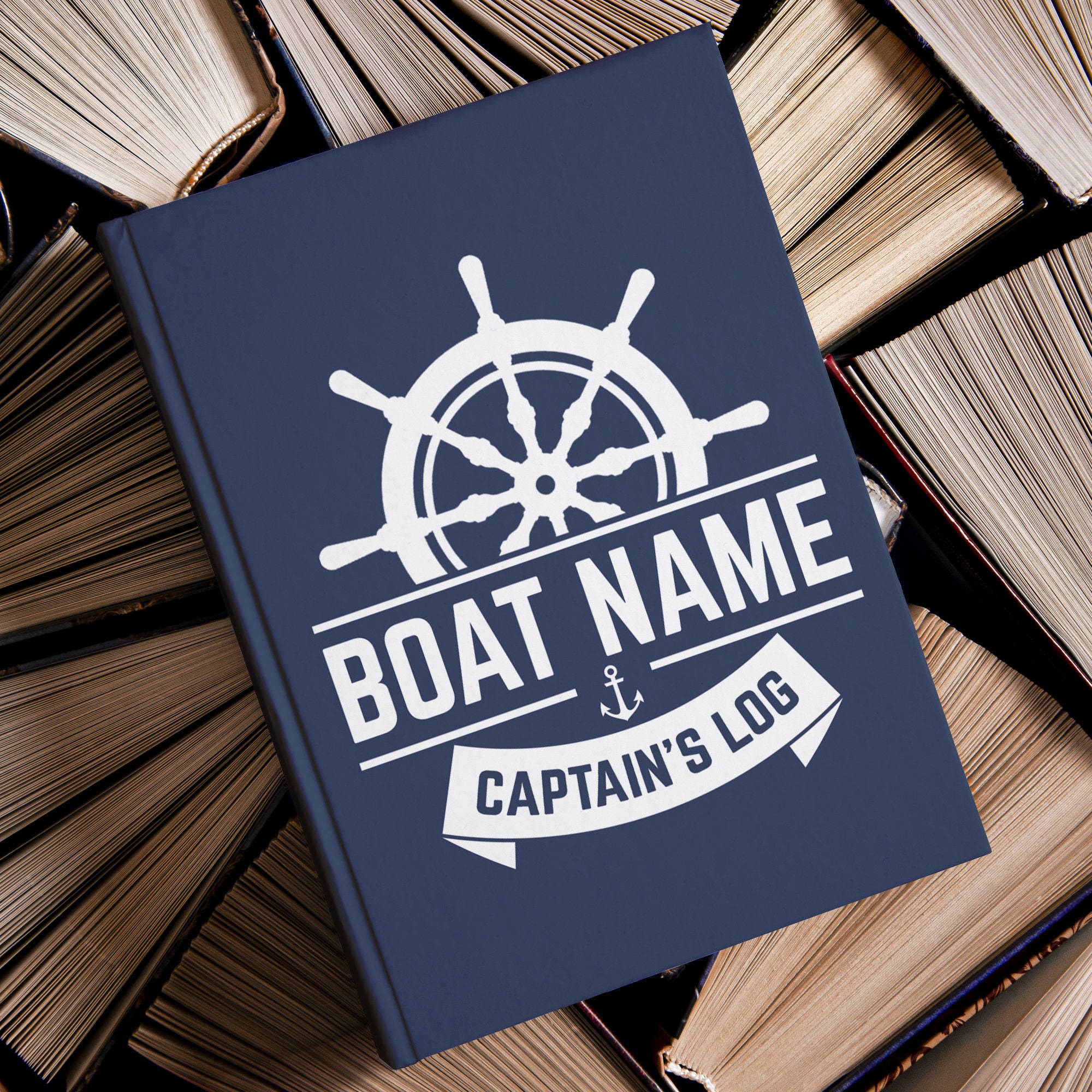 Personalized Boat Log Book Boat Accessories Captain's Log Journal Boat ...