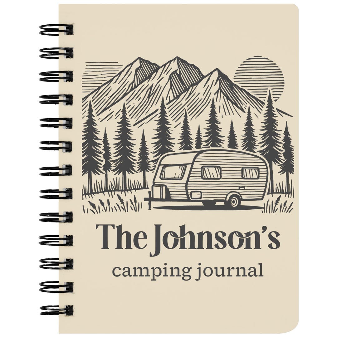 Personalized Family Camping Journal: RV Travel Memory Book - Etsy
