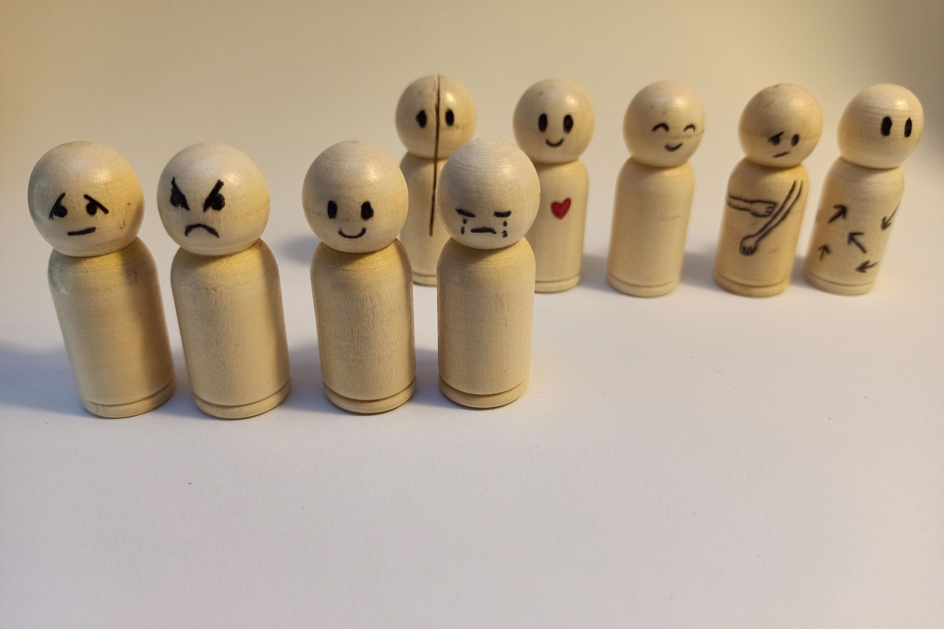 Emoties, 4 basisemoties en 5 extra - Etsy Nederland