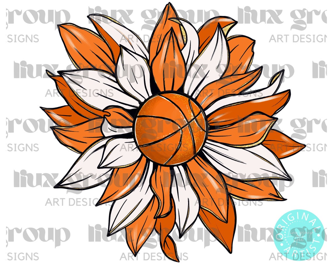 Sunflower Basketball PNG Basketball PNG Basketball - Etsy