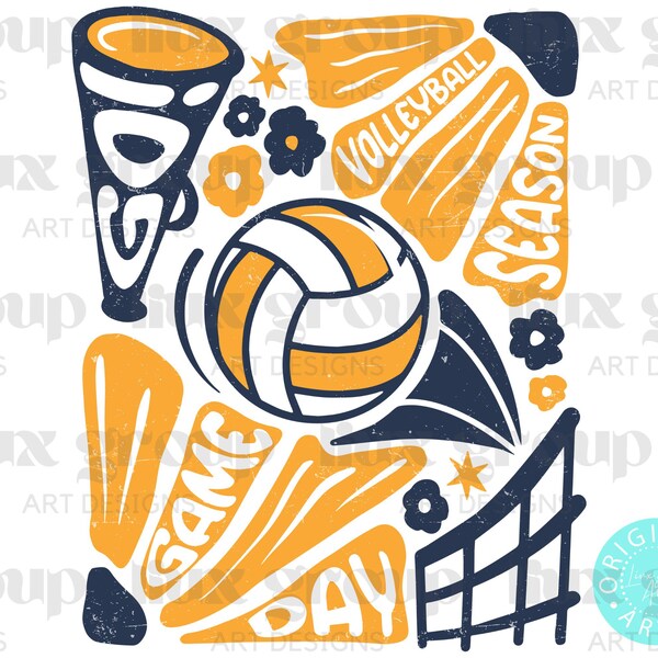 Navy and Yellow - Etsy