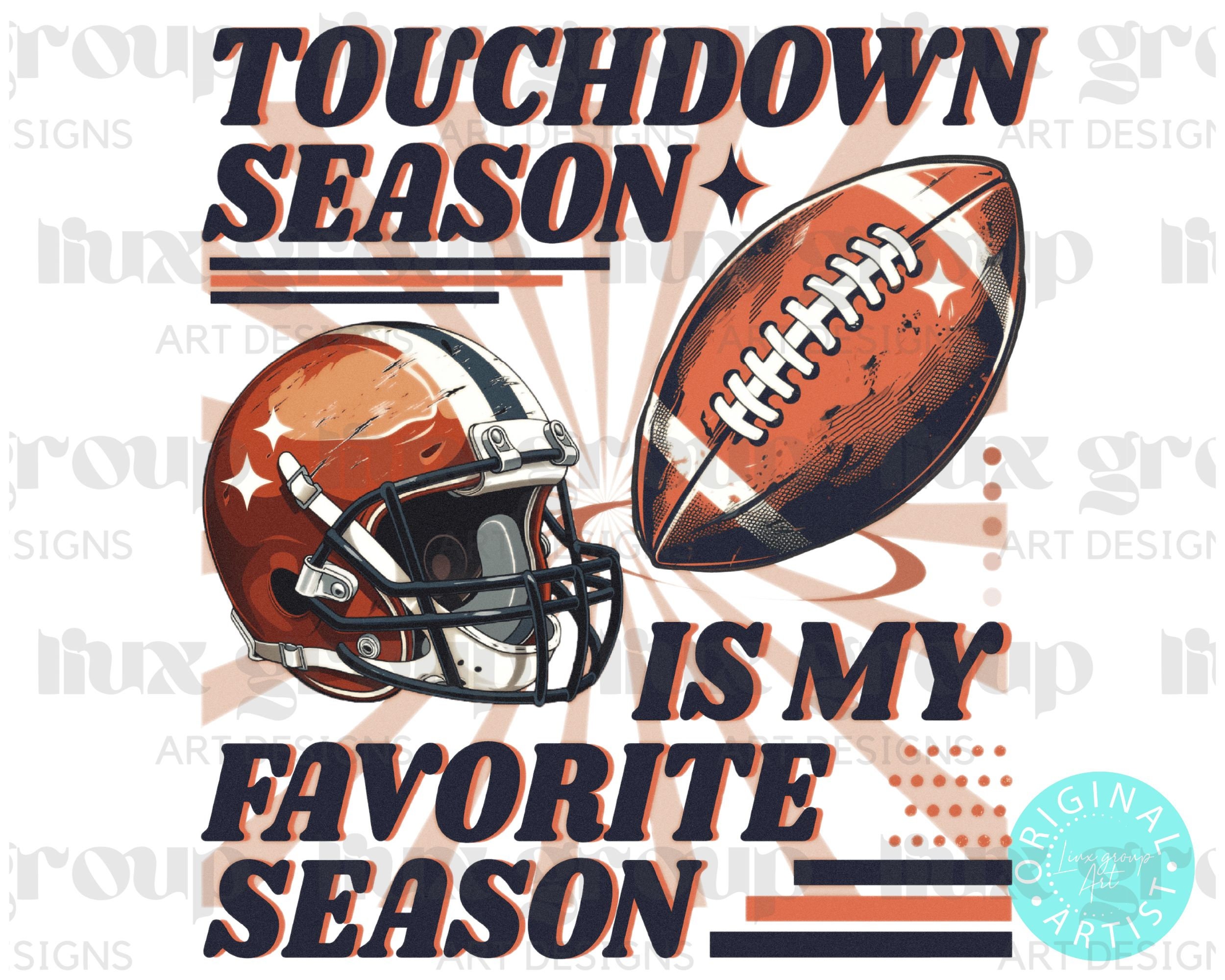 Touchdown Season Png PNG Football PNG Football Sublimation - Etsy