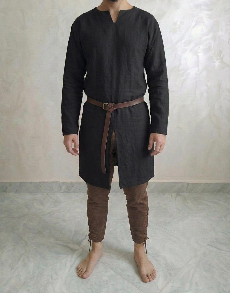 Men’s Cotton Medieval Tunic – Renaissance Viking Cosplay Shirt - Etsy