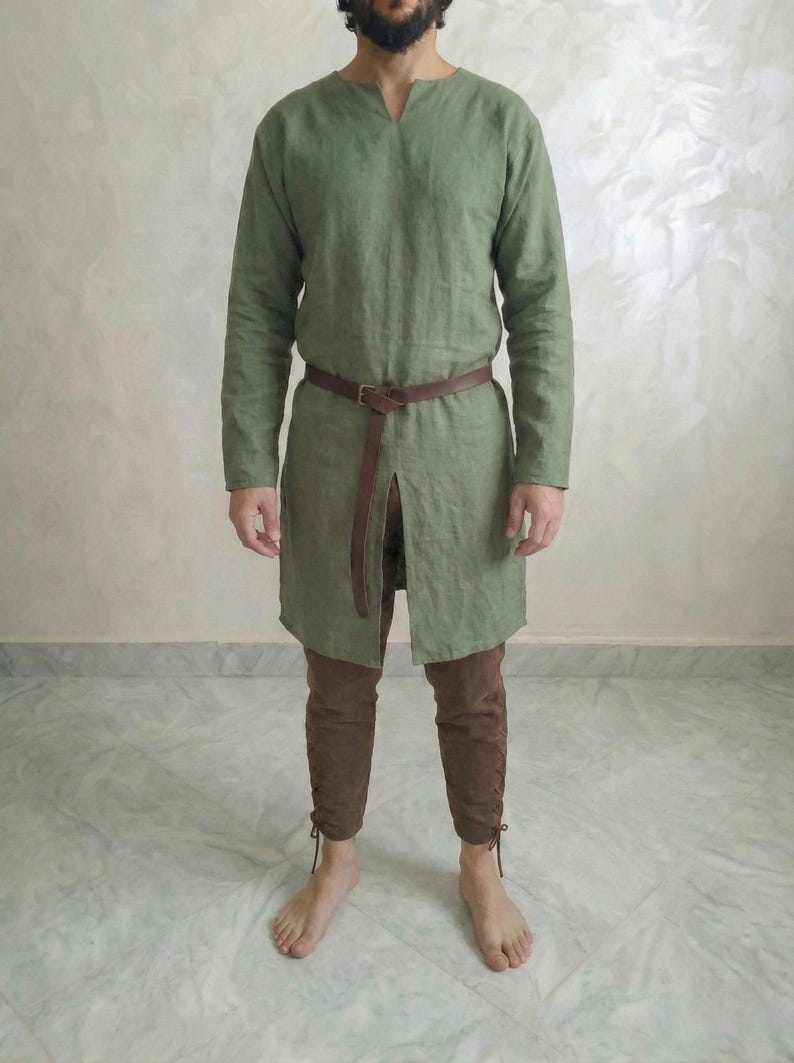 Men’s Cotton Medieval Tunic – Renaissance Viking Cosplay Shirt - Etsy