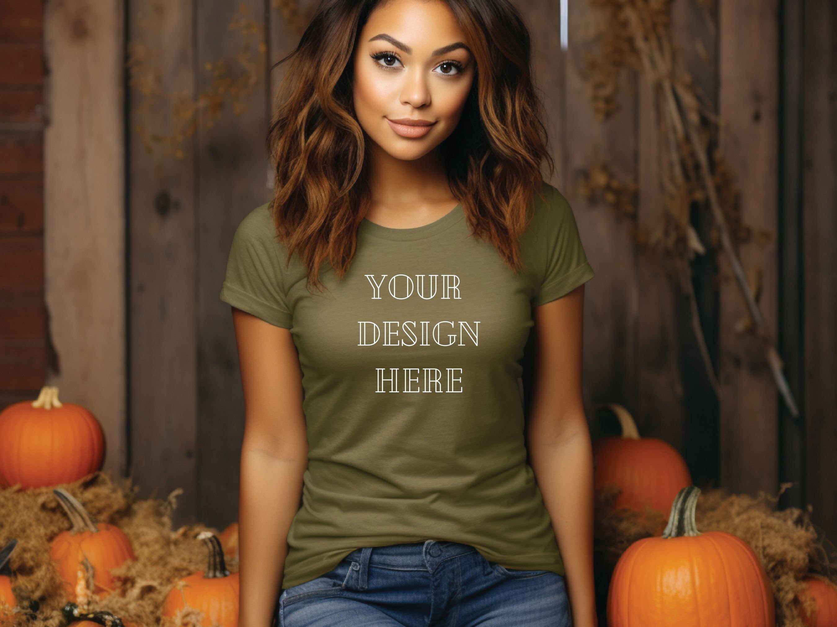 Fall Mockup - T-shirt Mockup - Shirt Mockup - Mockup for Shirt - Mockup ...